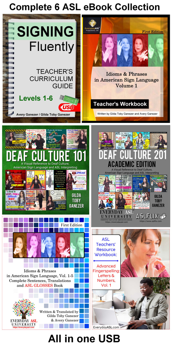 New! Complete 6 ASL eBook Collection USB Flash Drive + FREE S&H ...