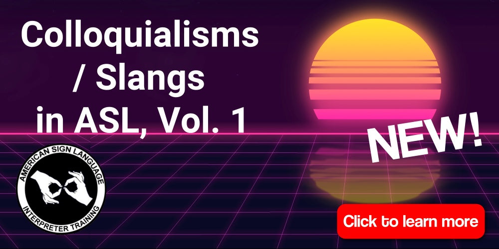 New! Colloquialisms / Slangs in ASL, Vol. 1: USB Flash Drive + Free S ...