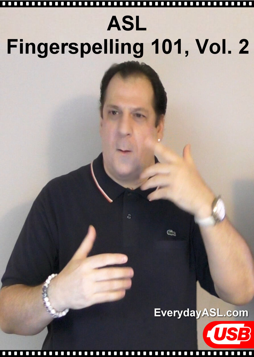2-Film USB Set - ASL Fingerspelling 101: Loan Signs, Vol. 1-2 ...