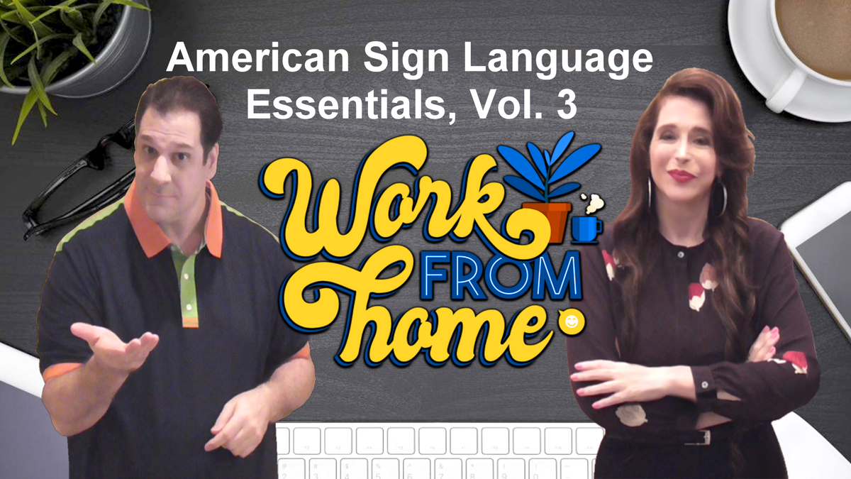 ASL Essentials, Vol. 3: Work From Home DVD with FREE S&H – Everyday ASL ...