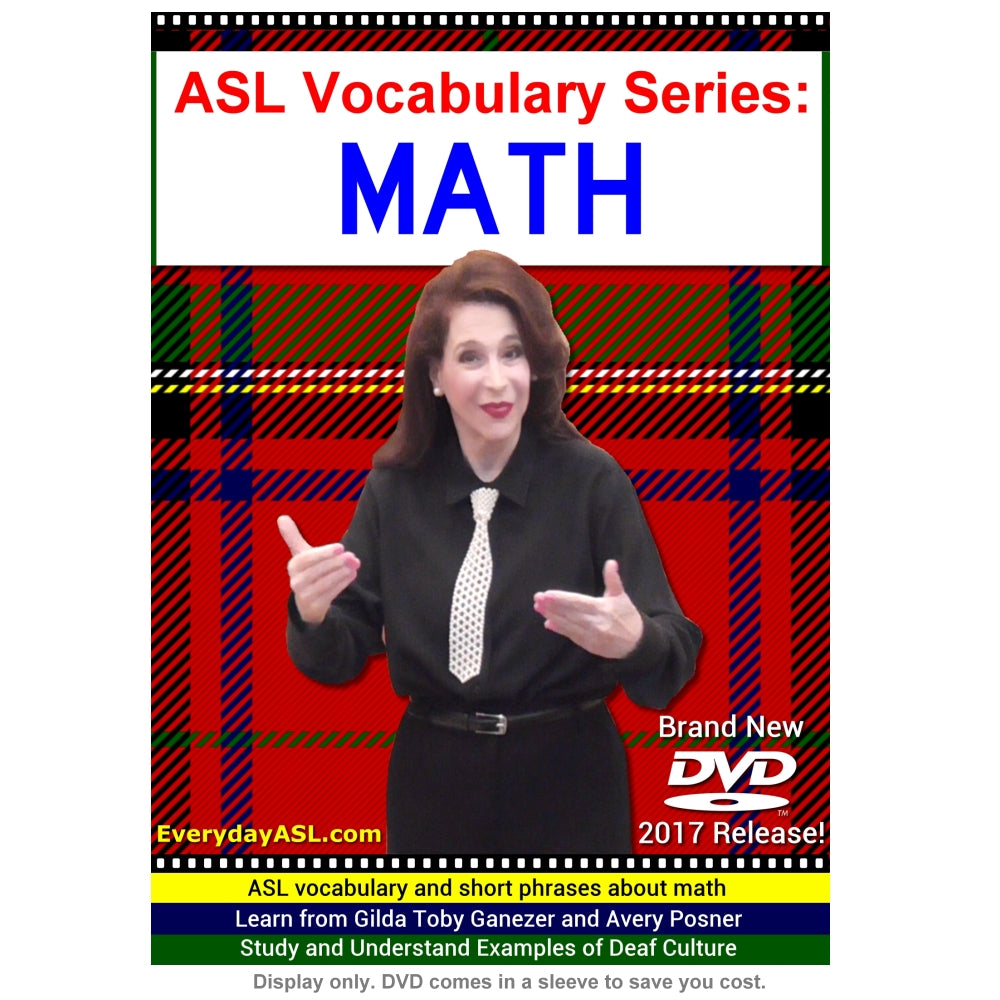 ASL Vocabulary Series: MATH – Everyday ASL University