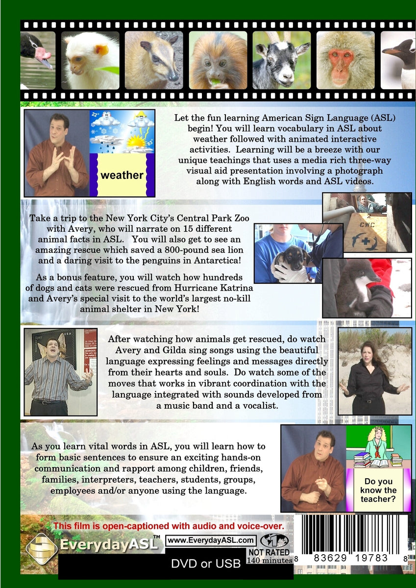 American Sign Language for Kids & Adults, Vol. 1: Everyday Lessons DVD ...