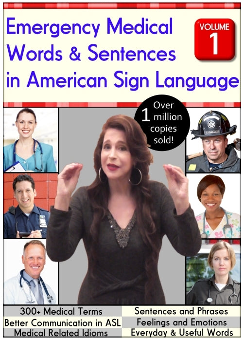 Emergency Medical Words & Sentences in American Sign Language, Vol. 1 ...