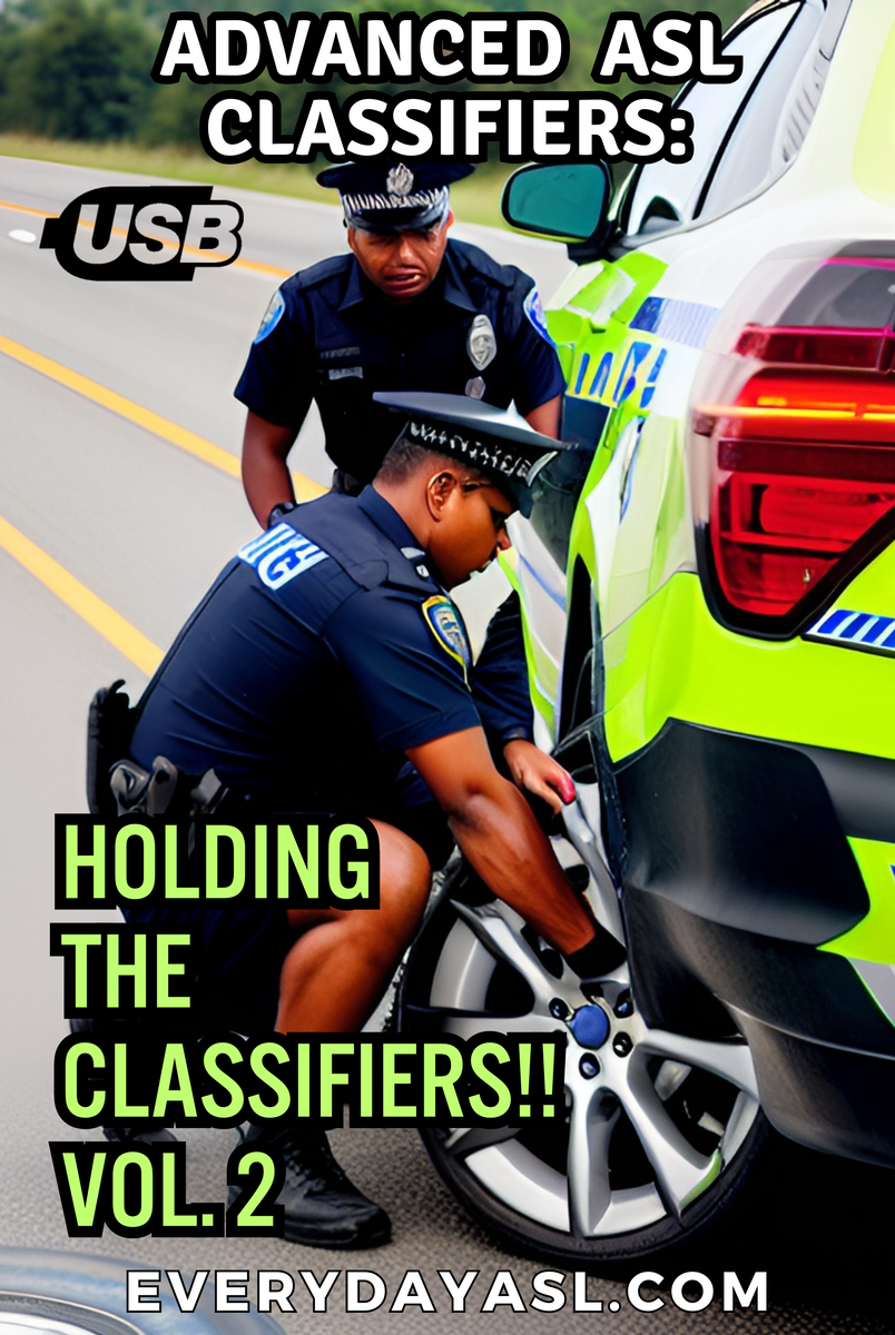 ASL Classifiers: Holding the Classifiers!! Vol. 2 USB Flash Drive ...