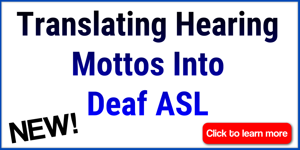 Translating Hearing Mottos into Deaf ASL DVD + Free Shipping & Handlin ...